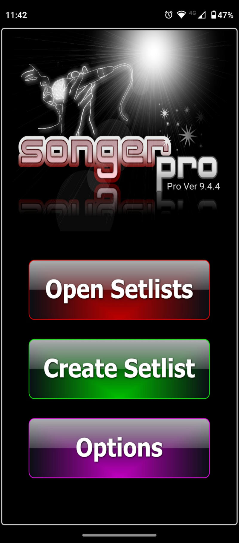 Songer Pro Backing Track Player for Android Devices